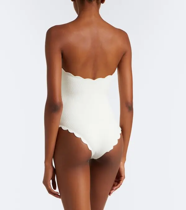 Marysia Riviera Scalloped Swimsuit - White