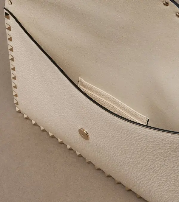 Valentino Garavani Rockstud Large Leather Pouch
