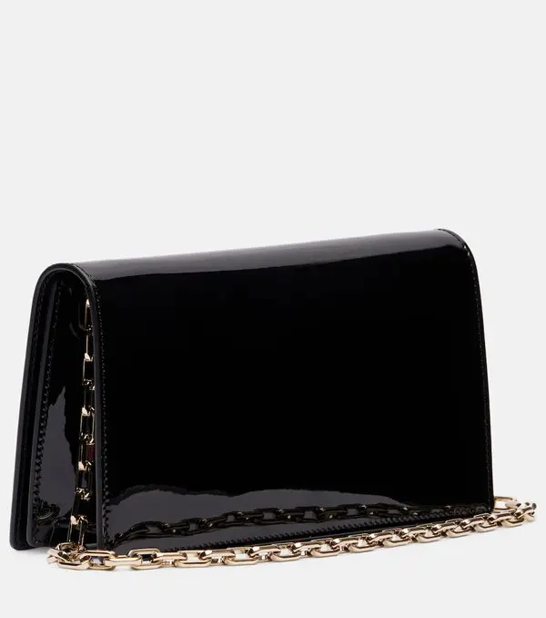 CHRISTIAN LOUBOUTIN Bettina Small Patent Leather Clutch