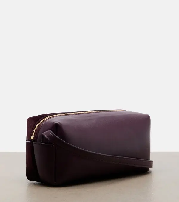 Khaite Kye Mini Suede Crossbody Bag