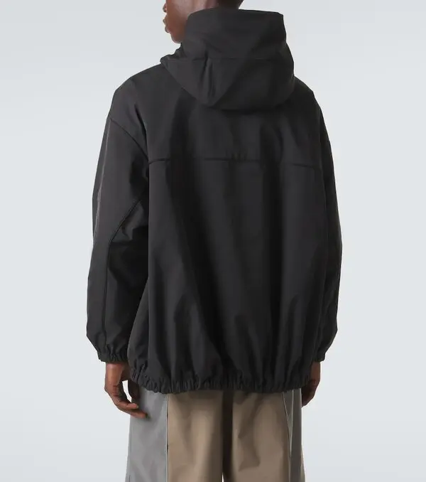 Balenciaga Technical Half-zip Hooded Sweatshirt