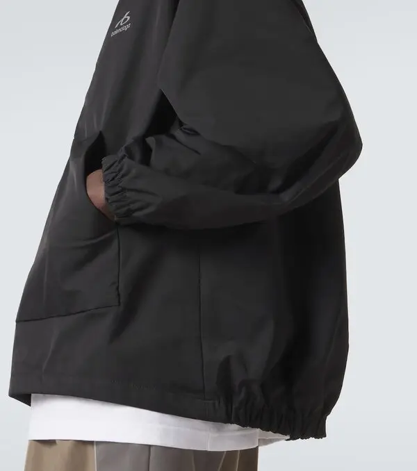 Balenciaga Technical Half-zip Hooded Sweatshirt