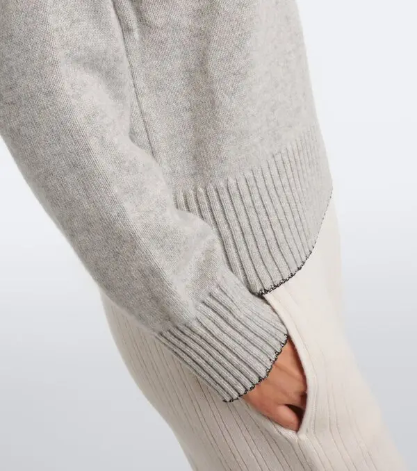 Eleventy Cashmere Cable Knit Vest - Grey