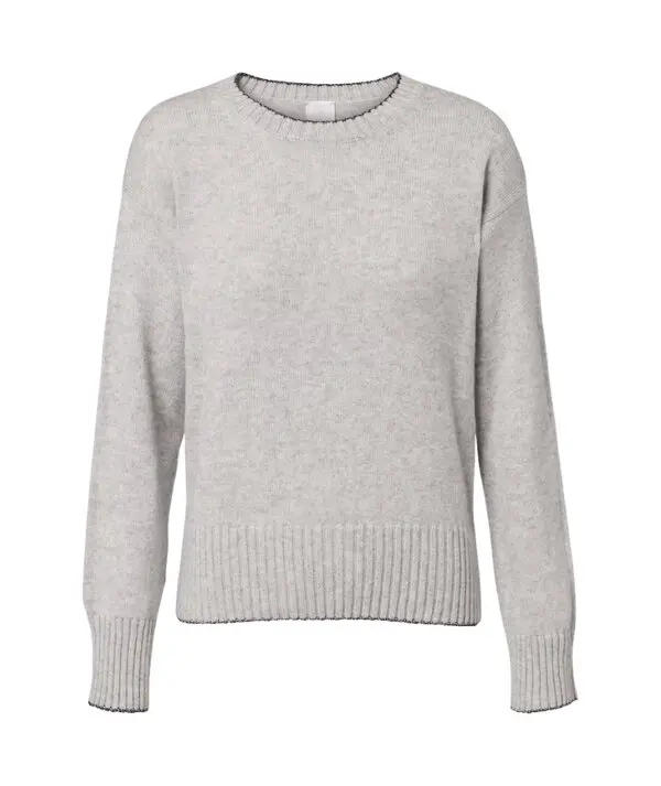 Eleventy Cashmere Cable Knit Vest - Grey