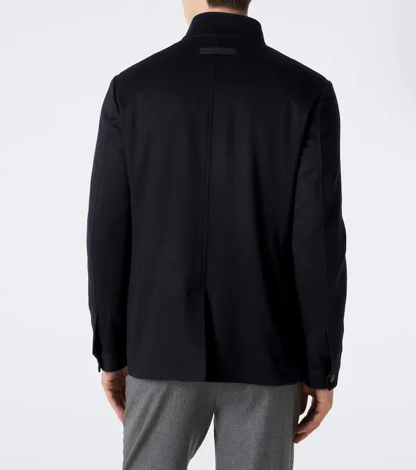 Zegna Il Conte Cashmere Jacket Navy - Blue