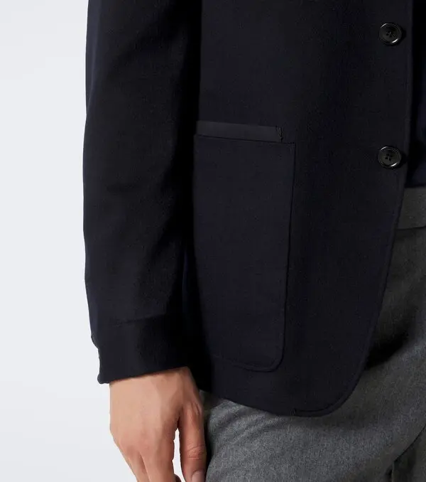 Zegna Il Conte Cashmere Jacket Navy - Blue