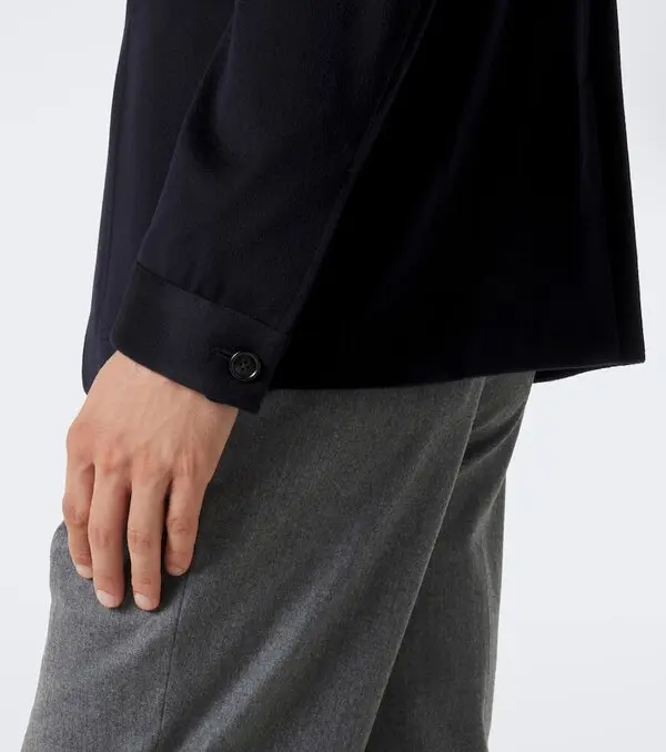 Zegna Il Conte Cashmere Jacket Navy - Blue
