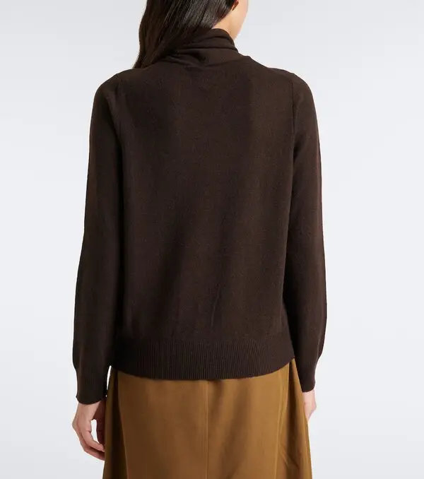 Jardin Des Orangers Tie-neck Wool And Cashmere Sweater