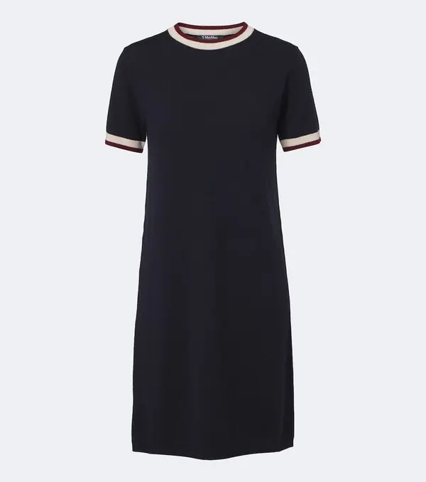 Max Mara Wool Minidress - Blue