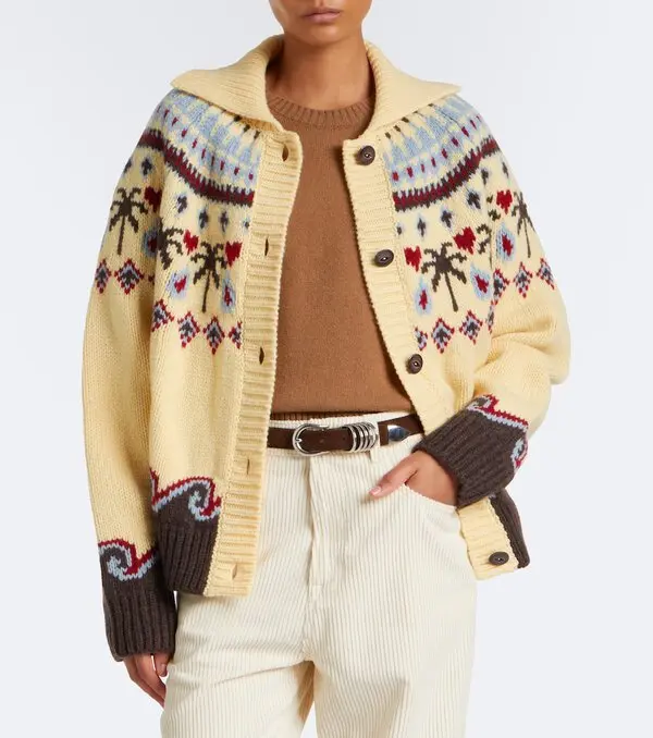 Alanui Sweet Winter Virgin Wool Cardigan