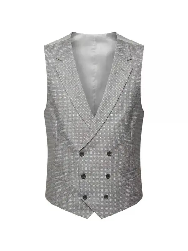 L.B.M. 1911 Polka-dot Waistcoat - Grey