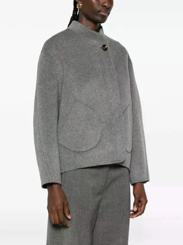 Soeur Windsor Patch-pocket Jacket - Grey