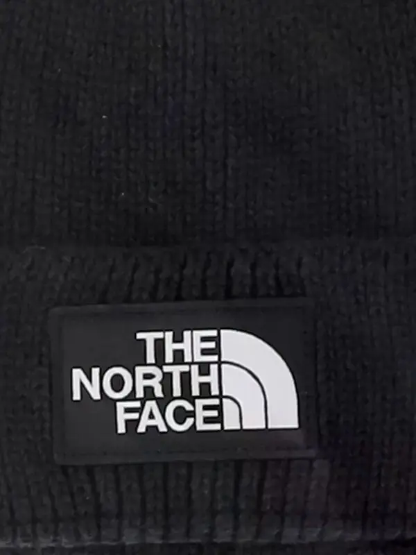 The North Face Logo-patch Knitted Beanie Hat