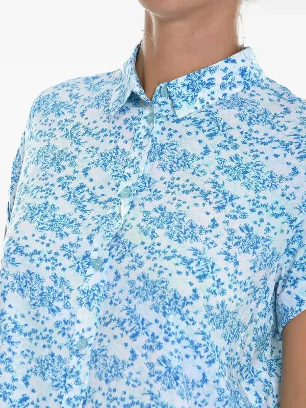 SAMSOE SAMSOE Majan Short-sleeve Floral Shirt