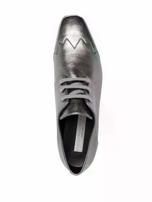 Stella McCartney Elyse Glitter Platform Shoes