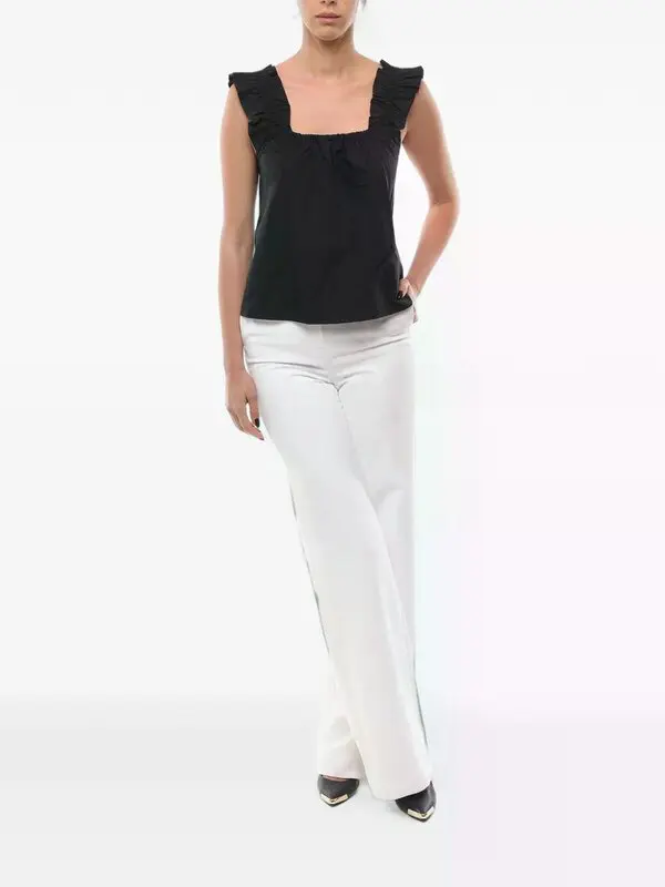 SAMSOE SAMSOE Ruffled Ruched Top