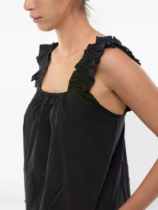 SAMSOE SAMSOE Ruffled Ruched Top