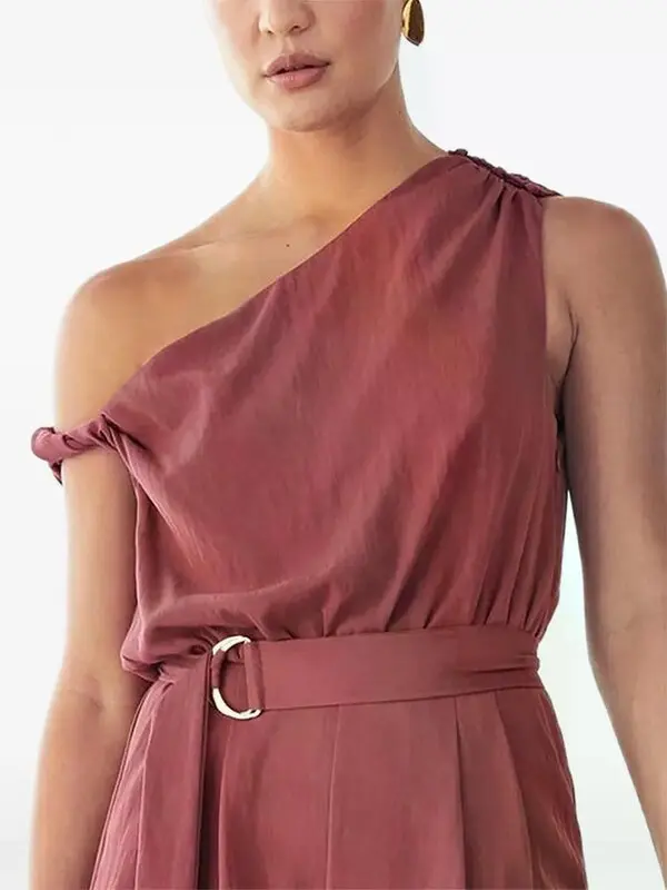 BWLDR Mariah One-shoulder Jumpsuit