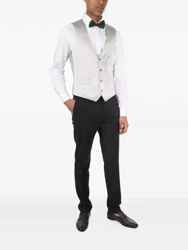Corneliani Silk Martingale Waistcoat