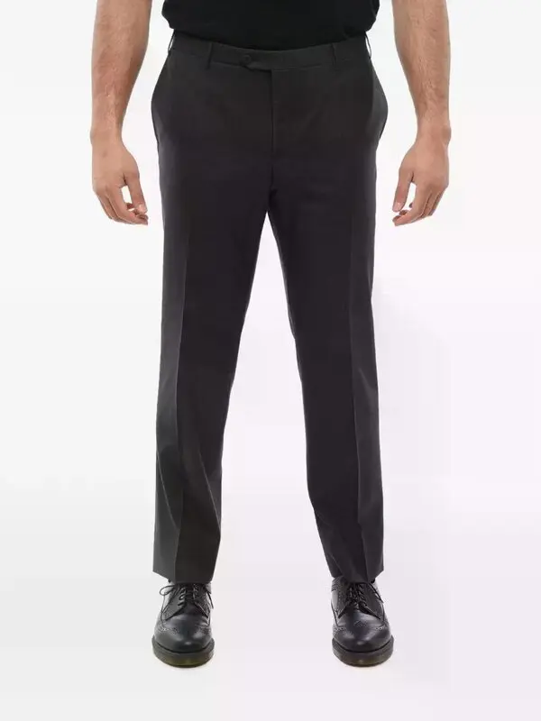 Corneliani Virgin Wool Trousers - Grey