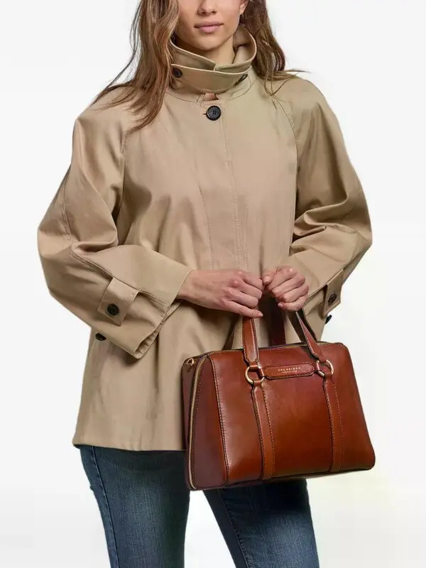 THE BRIDGE Large Leather Tote Bag