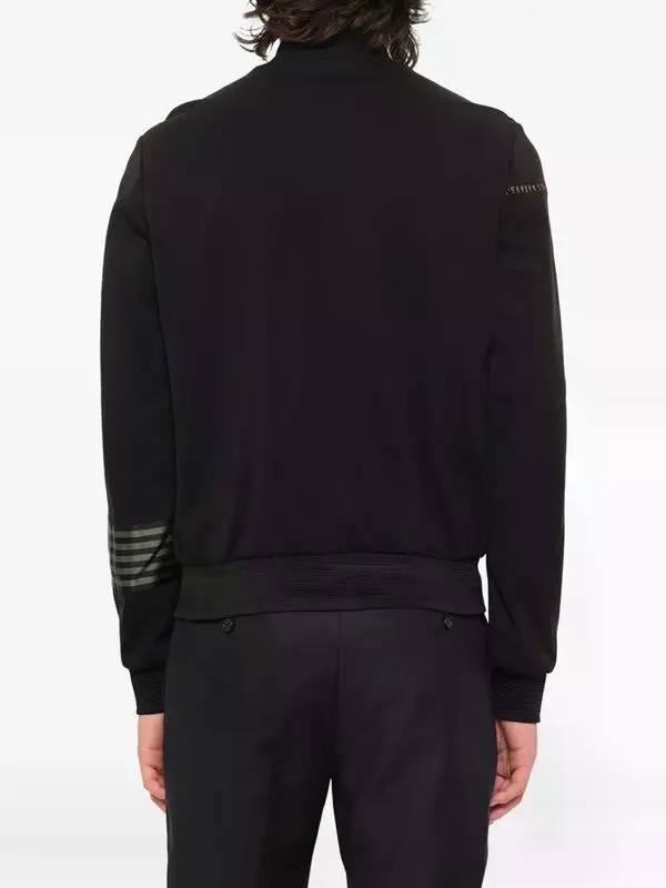 WOOYOUNGMI Striped Panelled Track Jacket