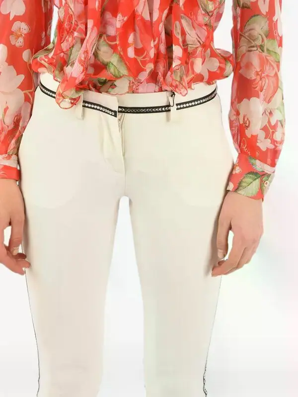Philipp Plein Embellished Side Stripe Trousers