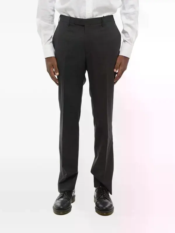 Corneliani Flat-front Wool Trousers