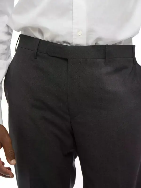 Corneliani Flat-front Wool Trousers