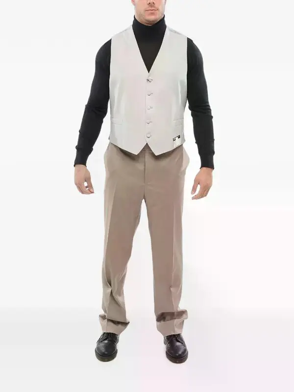 Corneliani Button-fastening Jetted-pockets Waistcoat