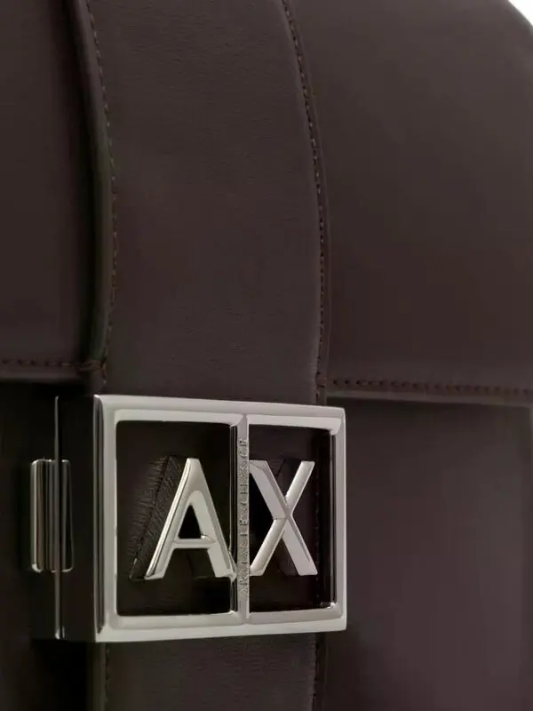 Armani Exchange Logo Plaque Crossbody Bag
