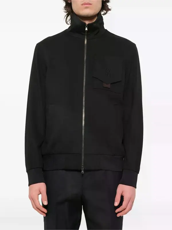 WOOYOUNGMI Logo-embroidered Track Jacket