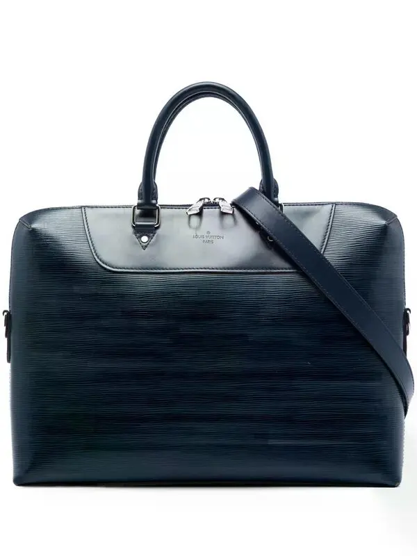 LOUIS VUITTON 2017 Epi Porte Documents Jour Business Bag - Blue