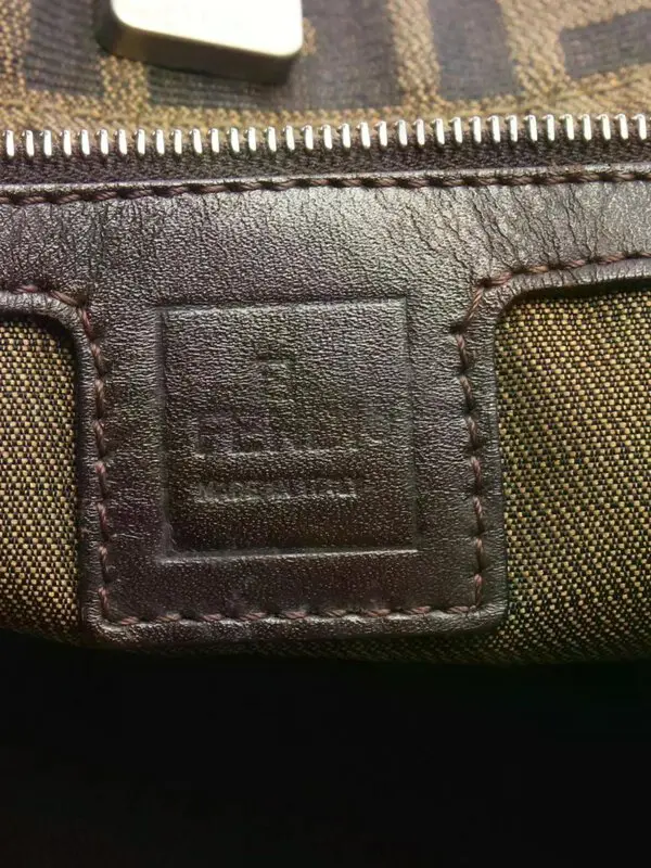 Fendi Zucca Canvas Twins Tote Bag