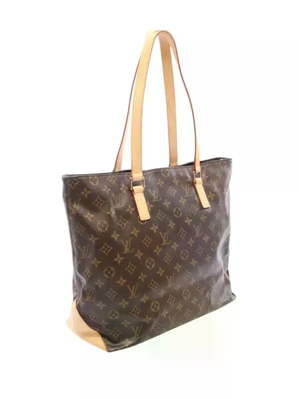 LOUIS VUITTON Monogram Canvas Cabas Mezzo Tote Bag - Brown