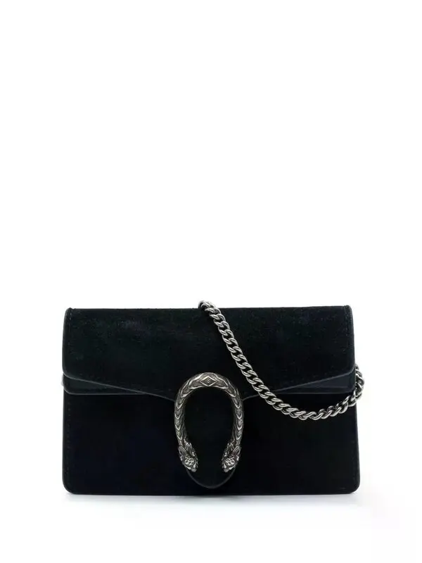 Gucci 2016-2026 Mini Velvet Dionysus Crossbody Bag - Black