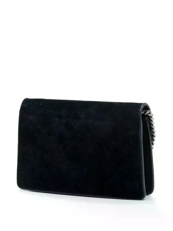 Gucci 2016-2026 Mini Velvet Dionysus Crossbody Bag - Black
