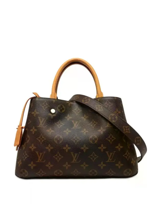 LOUIS VUITTON 2014 Monogram Montaigne Bb Satchel - Brown