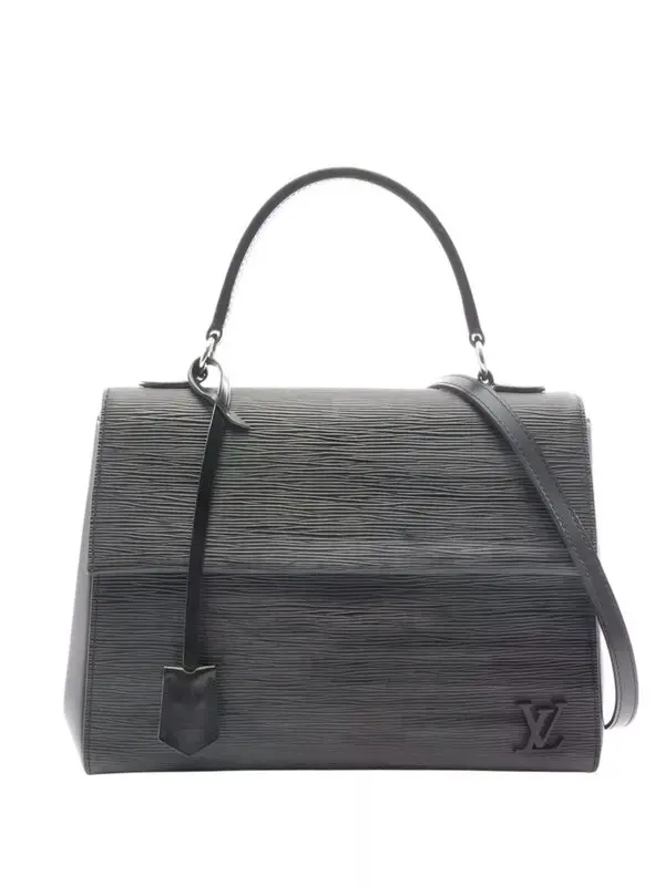 LOUIS VUITTON 2019 Epi Cluny Mm Satchel - Black
