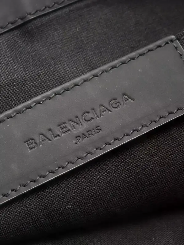 Balenciaga Canvas Navy Clip L Clutch Bag
