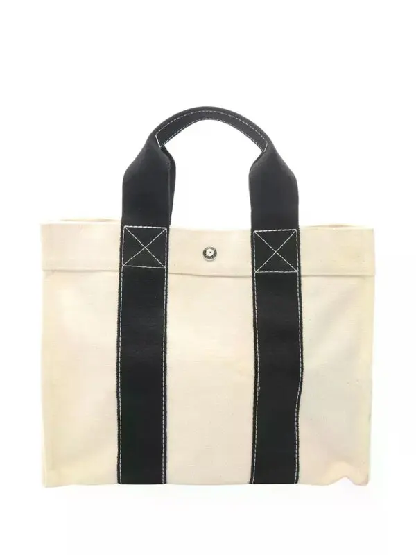 Hermès Toile Bora Bora Pm Tote Bag - White