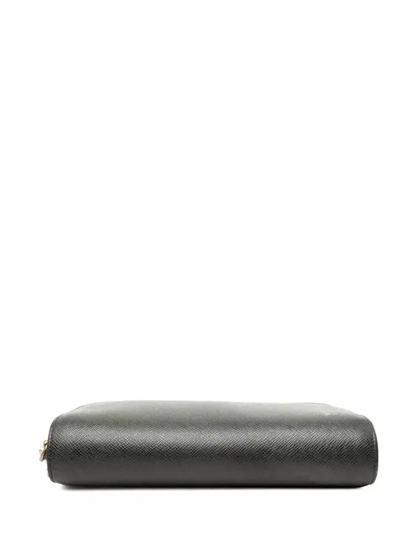 LOUIS VUITTON Taiga Leather Pochette Baikal Clutch Bag