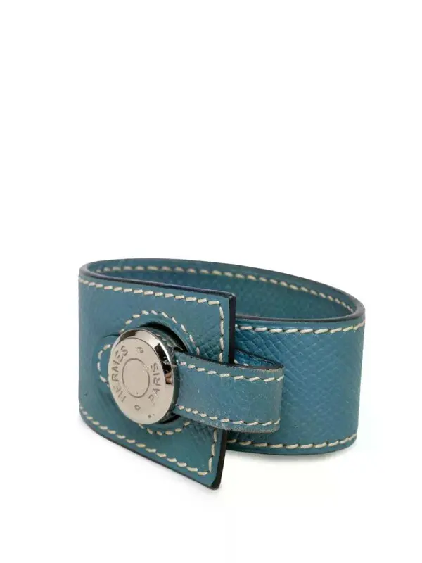 Hermès 1999 Courchevel Dogon Bracelet Costume Bracelet - Blue