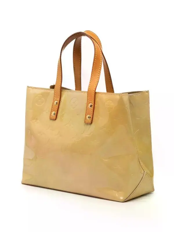 LOUIS VUITTON Monogram Vernis Reade Pm Handbag - Neutrals