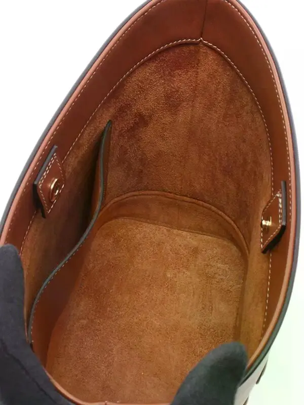 Celine Small Calfskin Cuir Triomphe Bucket Bag