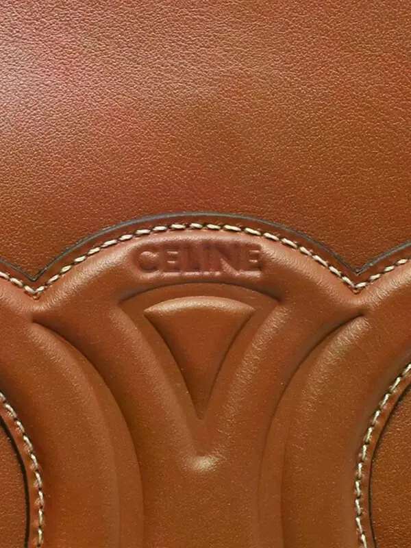 Celine Small Calfskin Cuir Triomphe Bucket Bag