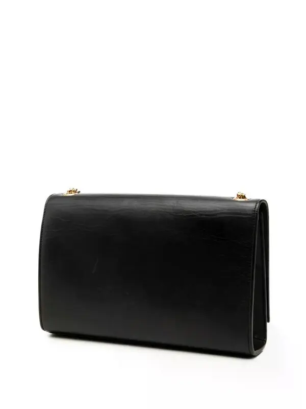 Saint Laurent Smooth Calfskin Monogram Kate Tassel Crossbody Bag - Black