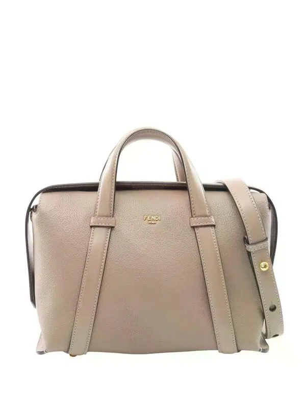 Fendi 2014-2026 Medium Leather 365 Satchel - Neutrals