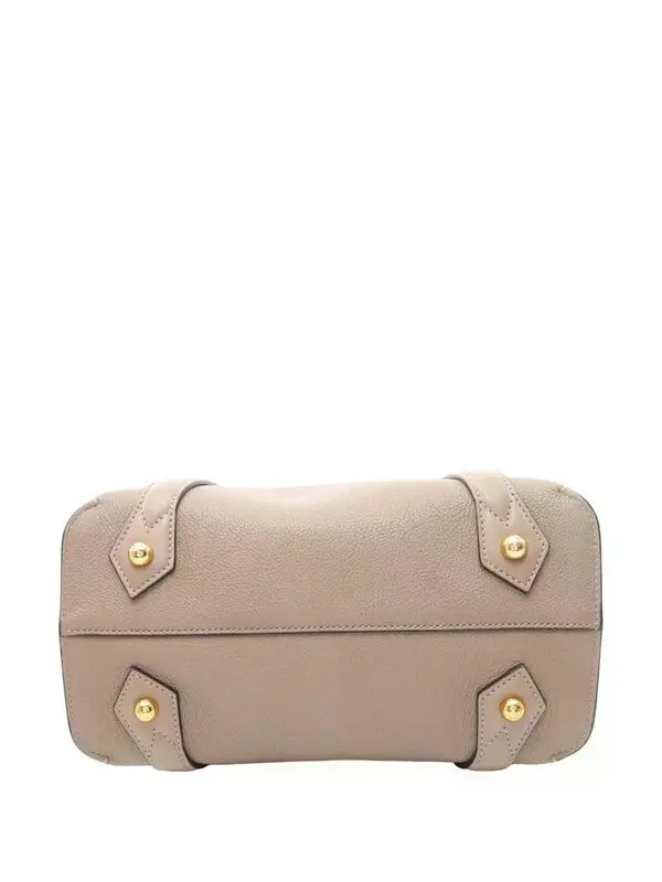 Fendi Leather Satchel - Neutrals
