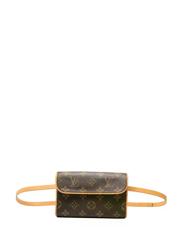 LOUIS VUITTON 2003 Monogram Pochette Florentine Belt Bag - Brown